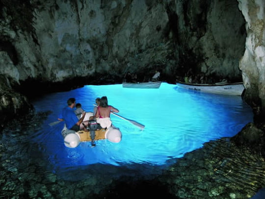 Modra Špilja - A Glowing Blue Cave in Croatia - World Top Top