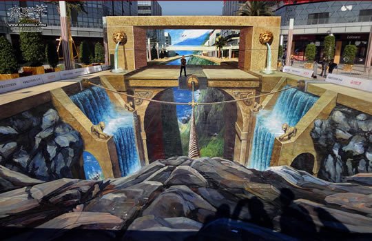 Top 50 Amazing 3D Street Art (Paintings) - World Top Top